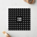 Any Uploaded Image Design or Logo | Unique Patten Note Card | Zazzle
