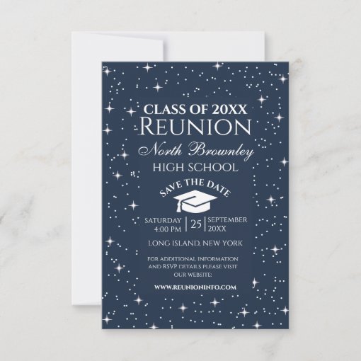 Any Year Class Reunion Design Invitation | Zazzle