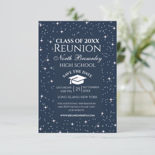 Any Year Class Reunion Design Invitation | Zazzle