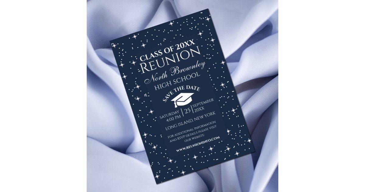 Any Year Class Reunion Design Invitation | Zazzle