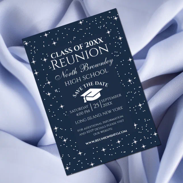 Any Year Class Reunion Design Invitation | Zazzle