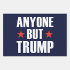 "Pro-America, Anti-Trump" yard sign | Zazzle.com