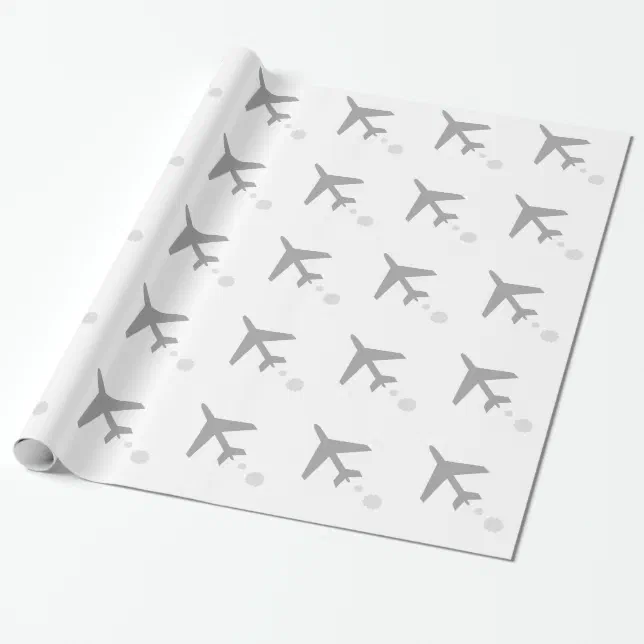 anything airplane; plane wrapping paper | Zazzle
