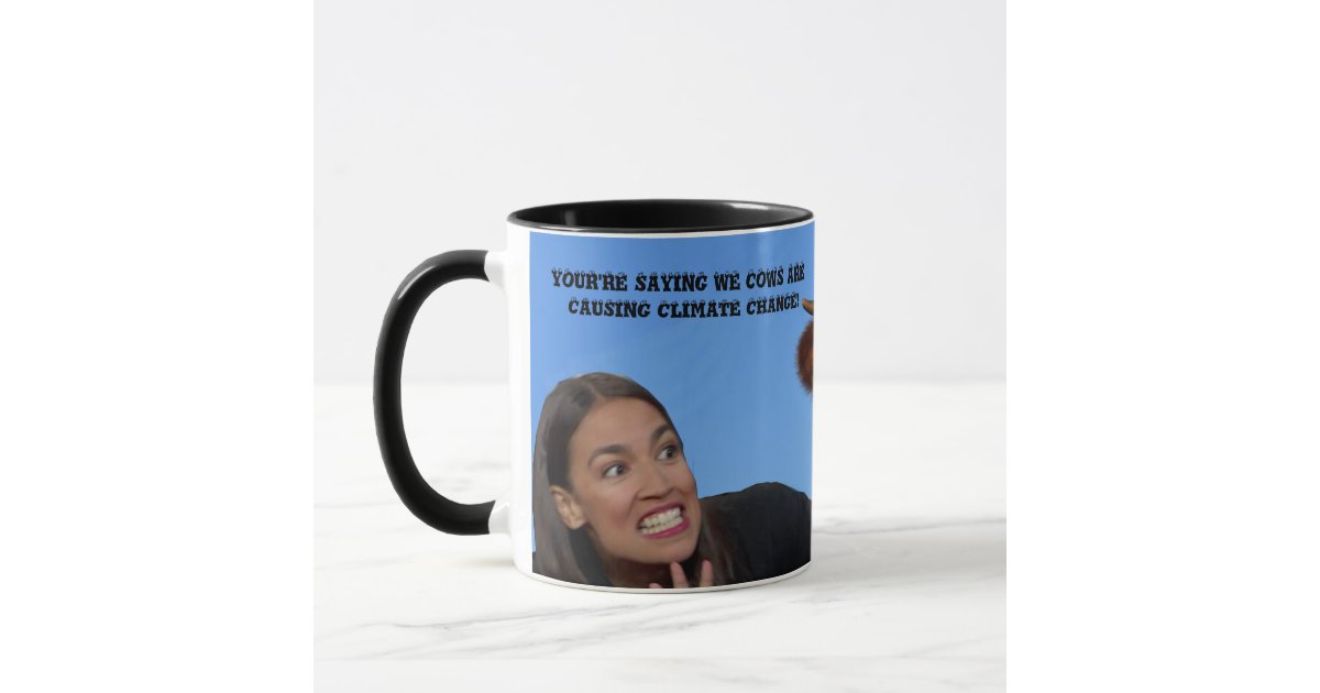 AOC CLIMATE CHANGE MUG | Zazzle
