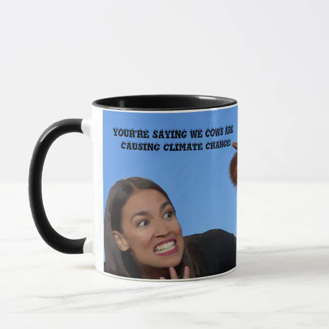 AOC CLIMATE CHANGE MUG | Zazzle