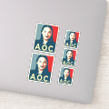 AOC Propaganda Sticker | Zazzle