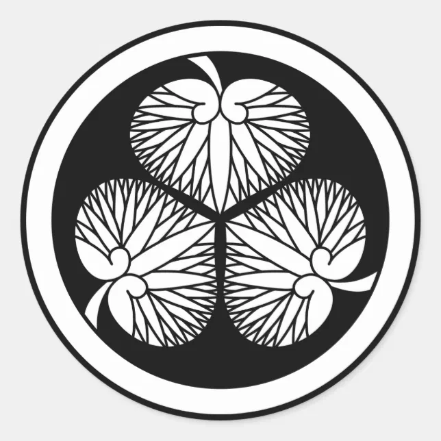 Aoi TOKUGAWA (Ieyasu, Hidetada, Iemitsu) 2 Classic Round Sticker | Zazzle