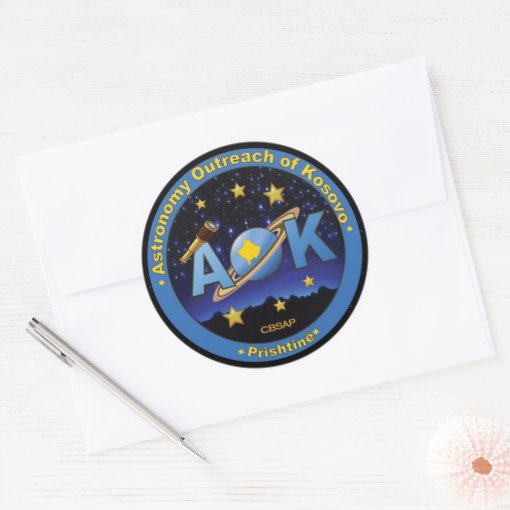 AOK Large 3-inch Stickers | Zazzle