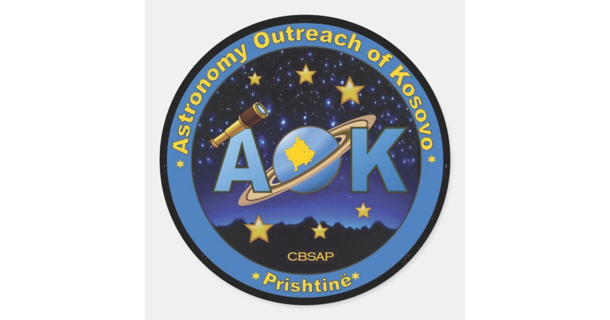 AOK Large 3-inch Stickers | Zazzle