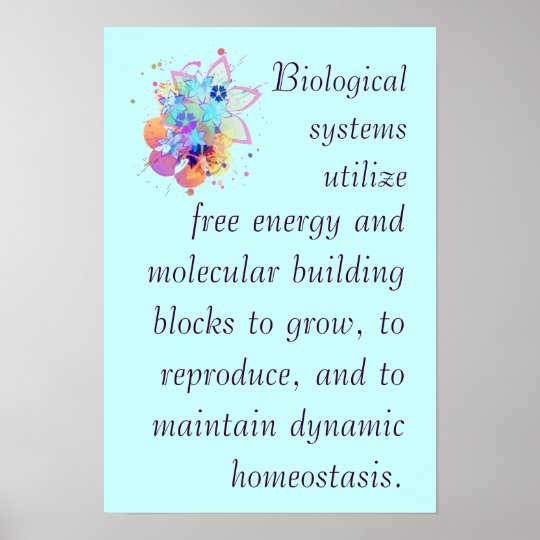 AP Biology Big Idea 2 Poster | Zazzle.com