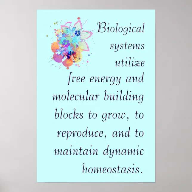 AP Biology Big Idea 2 Poster | Zazzle
