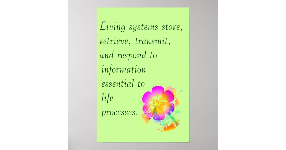 AP Biology Big Idea 3 Poster | Zazzle