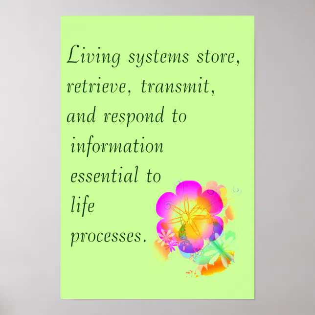 AP Biology Big Idea 3 Poster | Zazzle