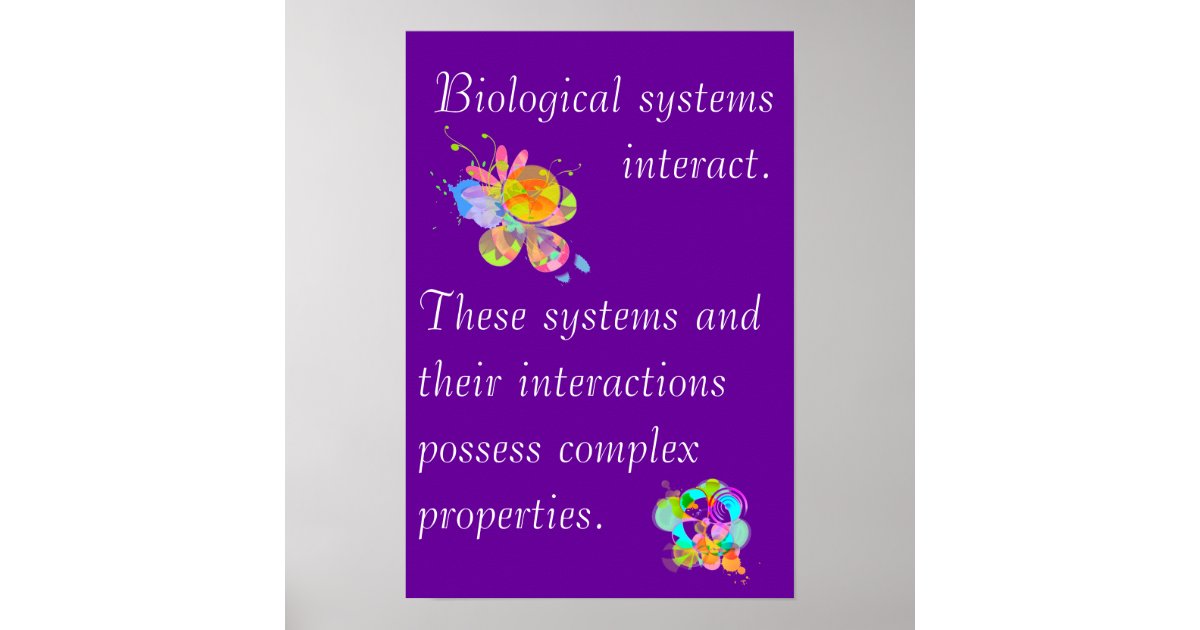AP Biology Big Idea 4 Poster | Zazzle