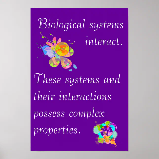 AP Biology Big Idea 4 Poster | Zazzle