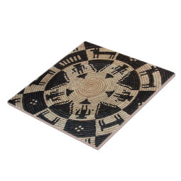 Apache Basket Weaving Art Ceramic Tile | Zazzle