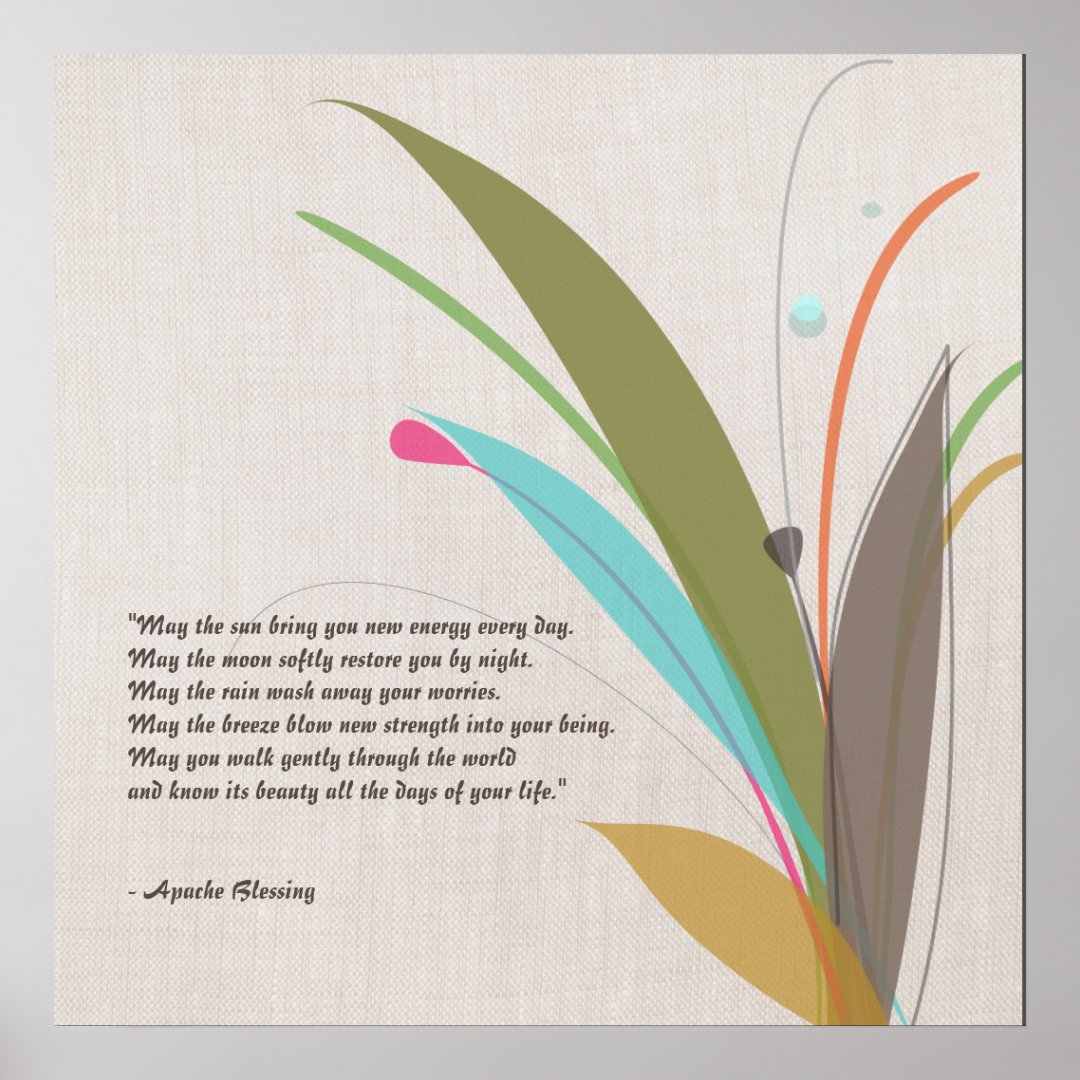 Apache Blessing Poster | Zazzle