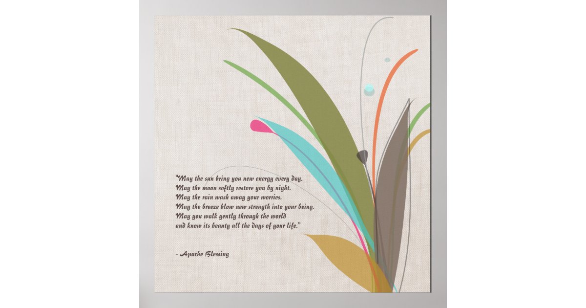 Apache Blessing Poster | Zazzle