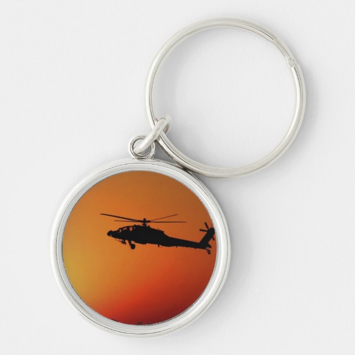 Apache Helicopter Keychain | Zazzle.com