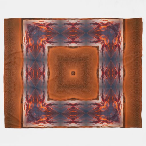 Apache Shaman Native Desert Tribal Spirit Mandala Fleece Blanket | Zazzle