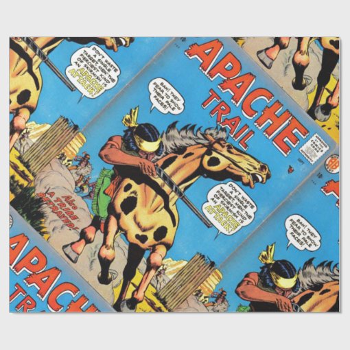 Apache Trail #1 Wrapping Paper | Zazzle