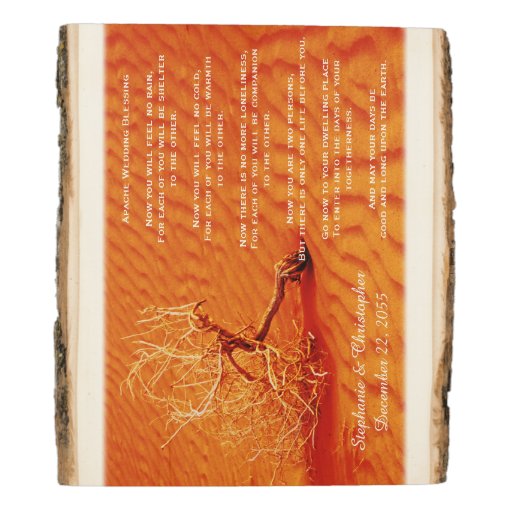 Apache Wedding Blessing Personalized Rustic Art | Zazzle