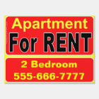 Apartment For Rent sign | Zazzle.com