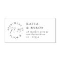 Apartment Number Return Address Self-inking Stamp | Zazzle