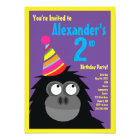 **GO APE** BIRTHDAY PARTY INVITATION | Zazzle.com