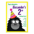**GO APE** BIRTHDAY PARTY INVITATION | Zazzle.com