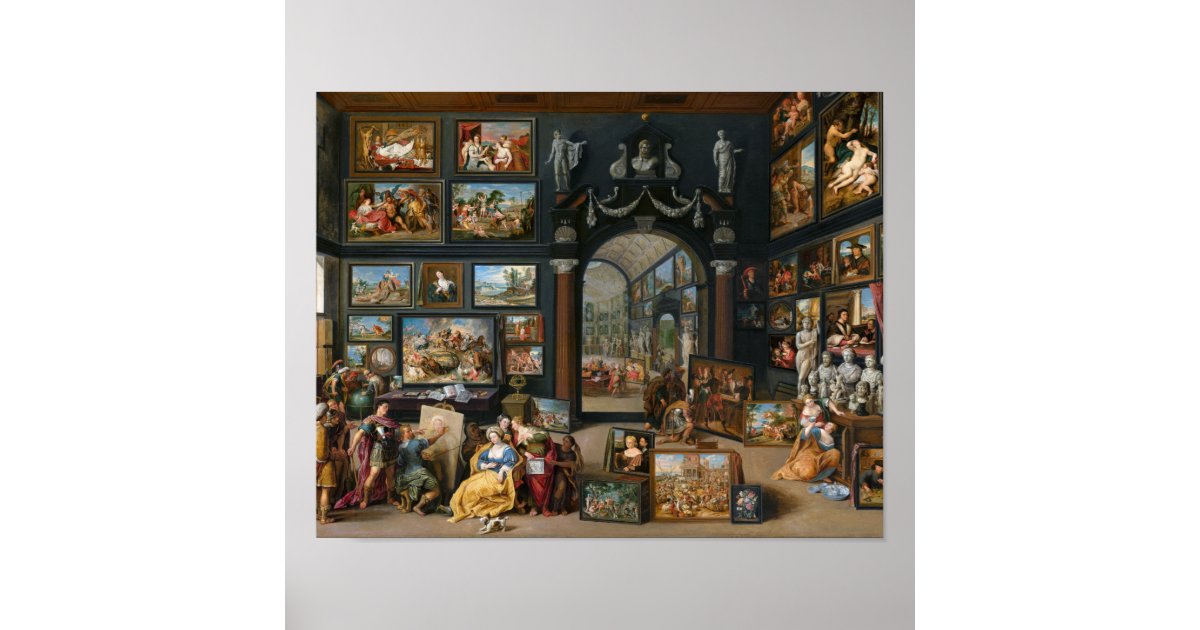 Apelles Painting Campaspe by Willem van Haecht Poster | Zazzle