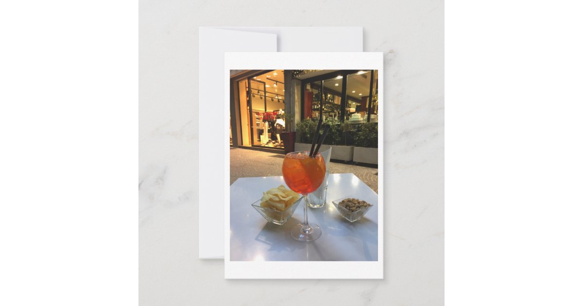 Aperitif Invitation | Zazzle