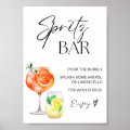 Aperol Spritz Bar Sign, Spritz Cocktail Print | Zazzle