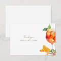 Aperol Sprtiz Bridal Shower Thank You | Zazzle