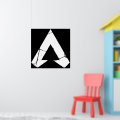 Apex Legends Logo Apex Legends White Symbol Poster | Zazzle