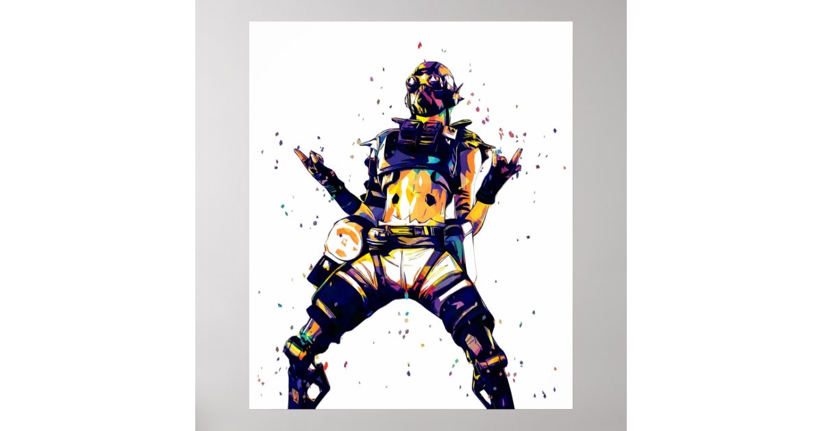 Apex Legends Octane pop art Poster | Zazzle
