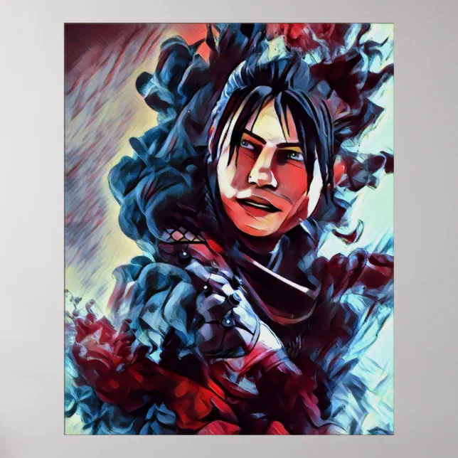 APEX LEGENDS WRAITH v4 colorful version Poster | Zazzle