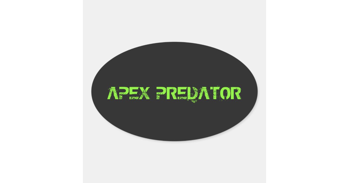 APEX PREDATOR STICKERS | Zazzle