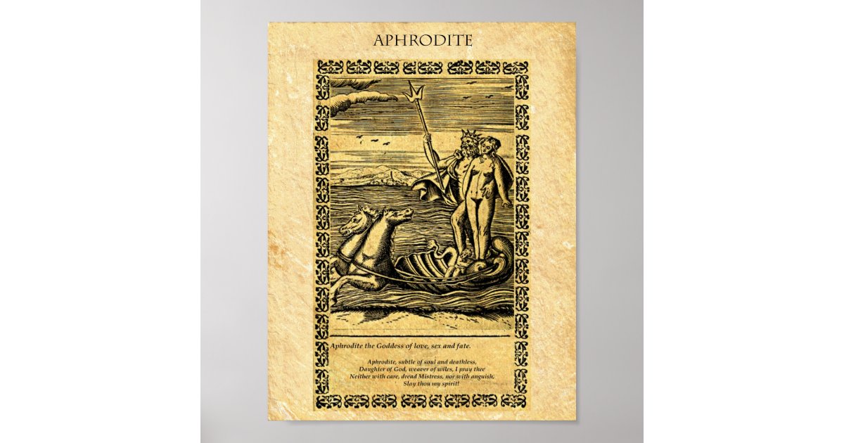 APHRODITE POSTER | Zazzle