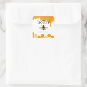 Apiary Honey Farm Jar Labels | Zazzle