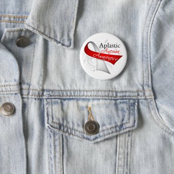 Aplastic Anemia Awareness Ribbon Button | Zazzle