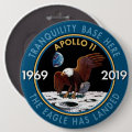 Apollo 11 50th Anniversary Mission Patch Insignia Button | Zazzle