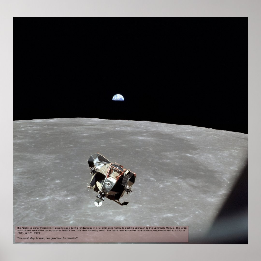 Apollo 11 Docking Poster | Zazzle