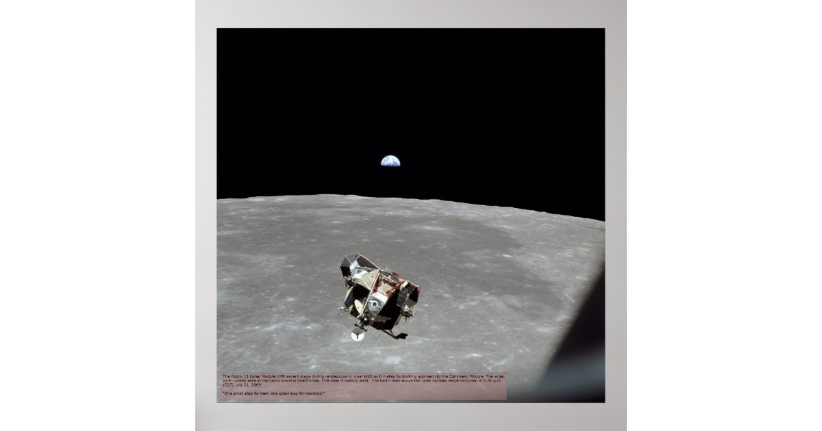 Apollo 11 Docking Poster | Zazzle