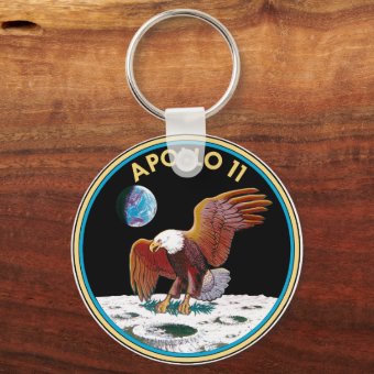 Apollo 11 keychain | Zazzle
