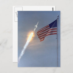 Apollo 11 Launch Postcard | Zazzle