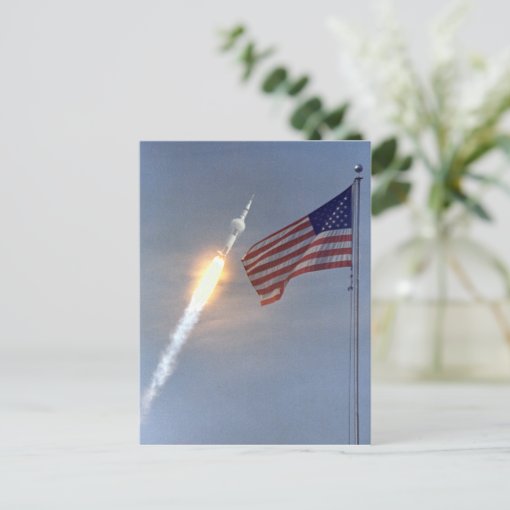 Apollo 11 Launch Postcard | Zazzle