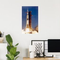 Apollo 11 Launch Poster | Zazzle