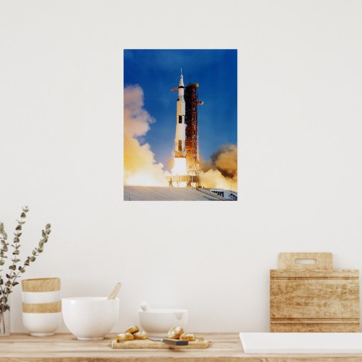 Apollo 11 Launch Poster | Zazzle