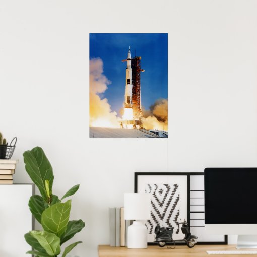 Apollo 11 Launch Poster | Zazzle